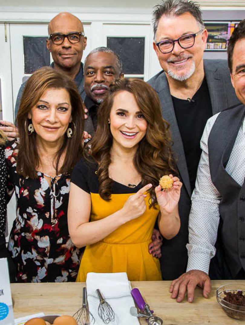Rosanna Pansino Makes Tribble Macaroons on "Home & Family"